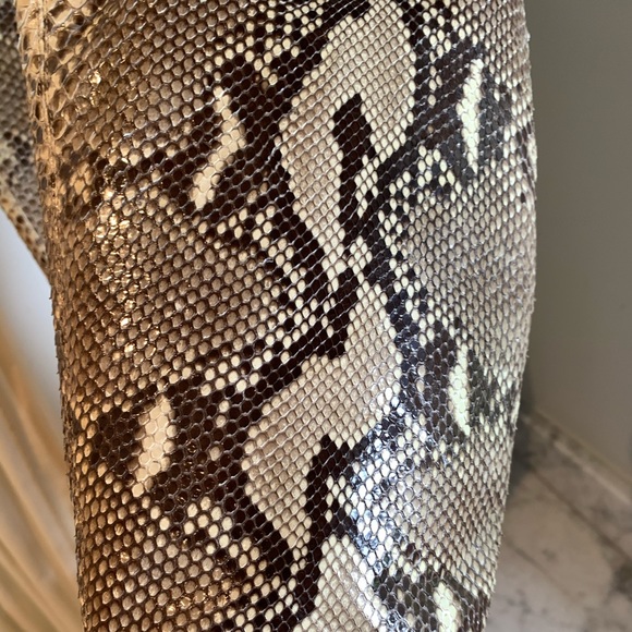 Casadei | Shoes | Casadei Python Knee High Boots | Poshmark